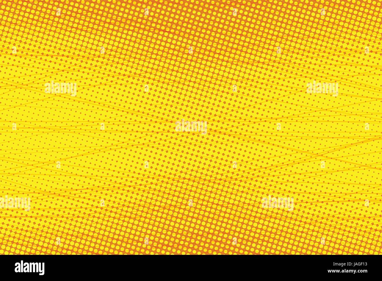 yellow Scratch touches pop art background. retro vector illustration ...