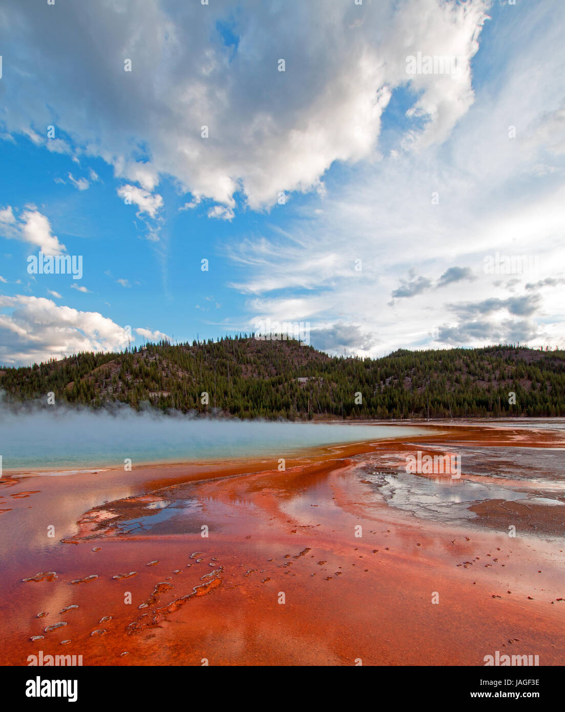 Grand prismatic spring under hi-res stock photography and images - Alamy