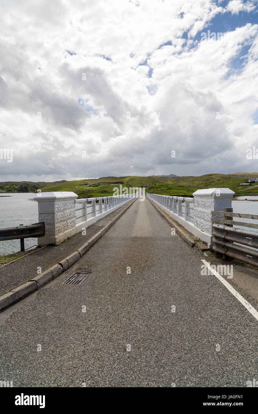 The Great Bernera Bridge, Island of Bernera connecting to the Isle of ...