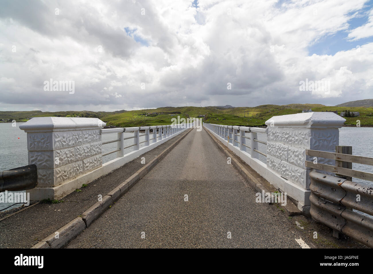 The Great Bernera Bridge, Island of Bernera connecting to the Isle of ...