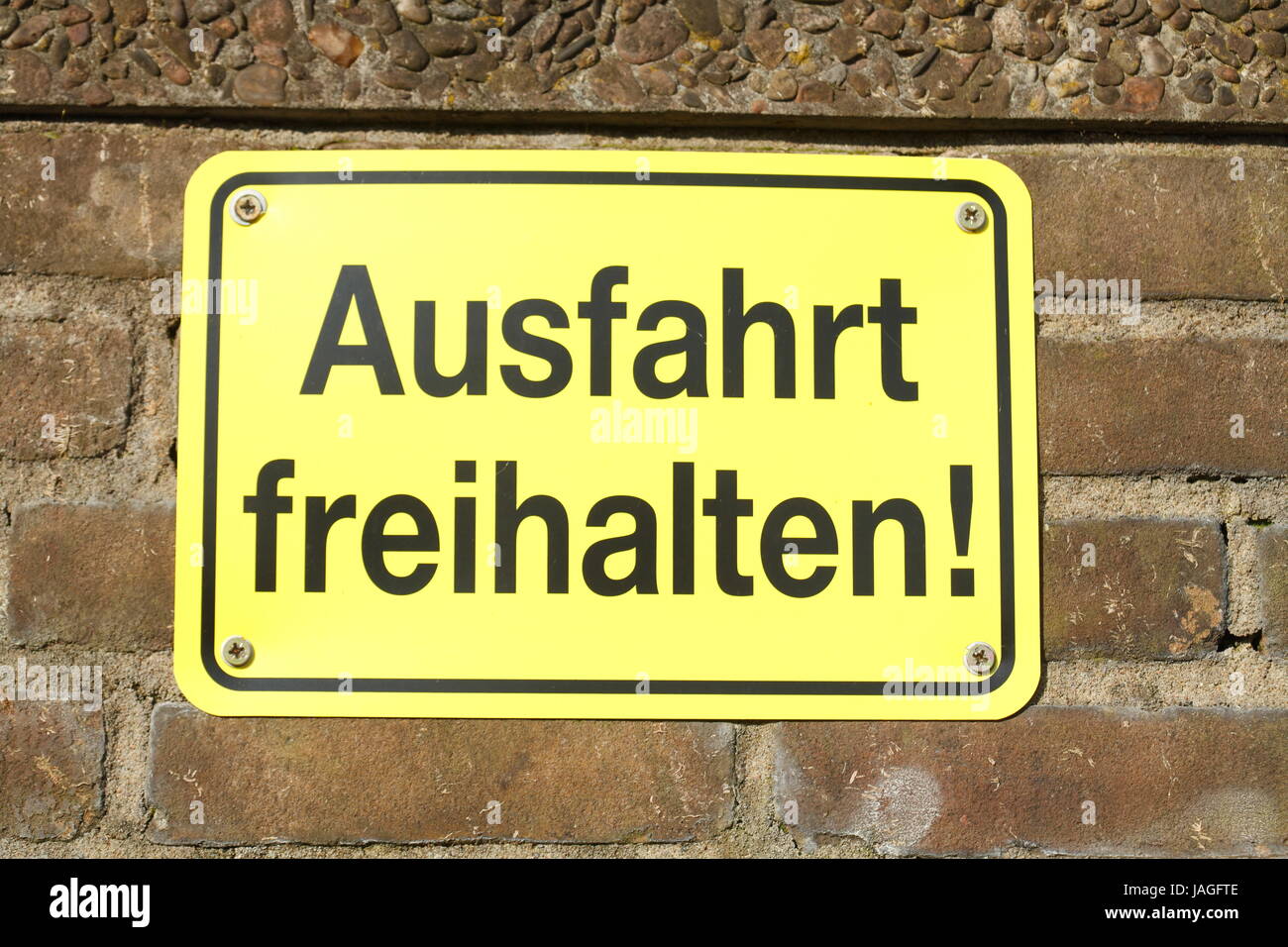 Ausfahrt Sign High Resolution Stock Photography and Images - Alamy