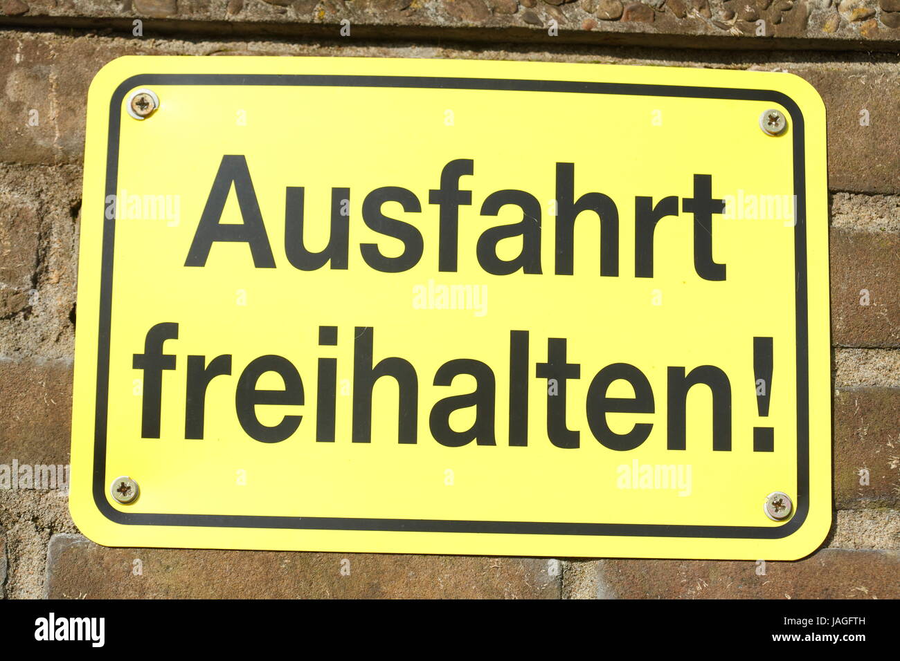 Ausfahrt sign hi-res stock photography and images - Alamy