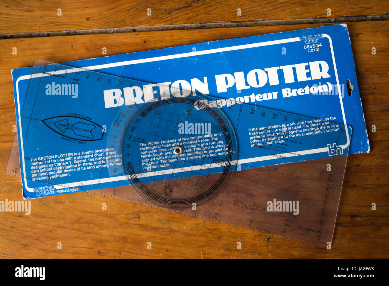 BRETON PLOTTER: navigation instrument Stock Photo - Alamy
