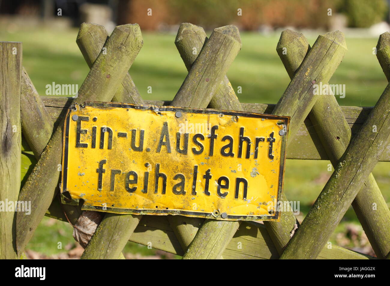Ein und ausfahrt hi-res stock photography and images - Alamy