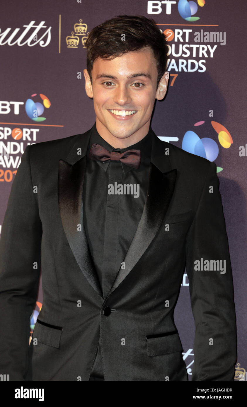 Guests attend red carpet for the BT Sport Industry Awards 2017 ...