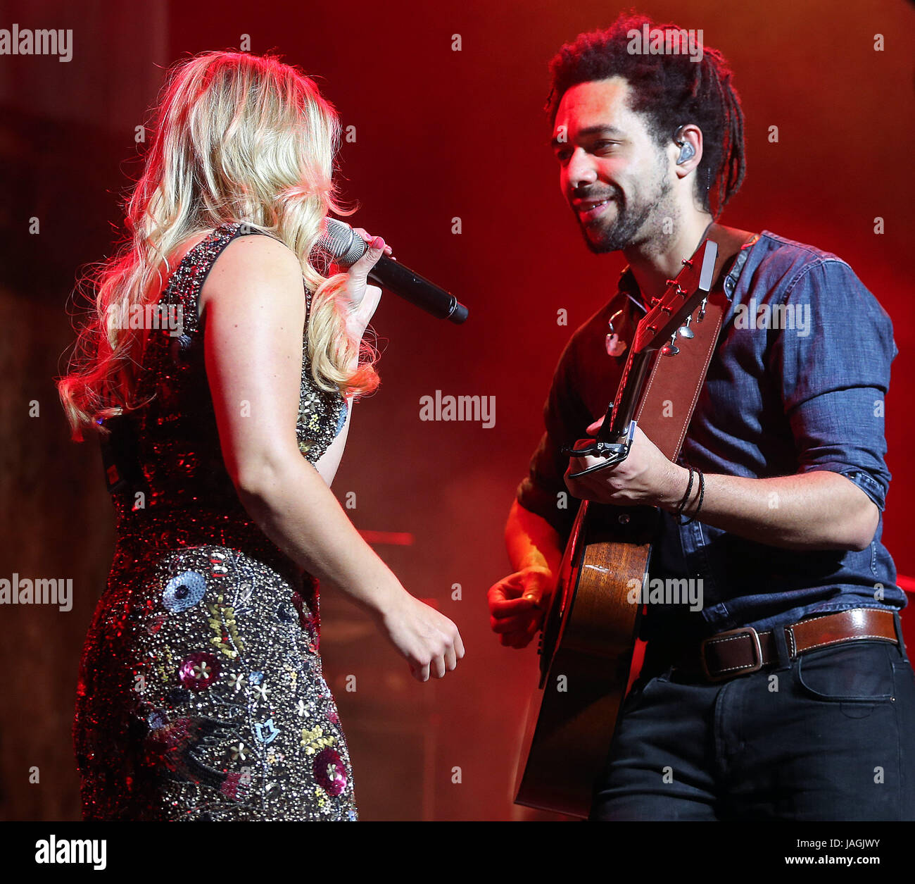 The Shires perform live at Cliffs Pavillion in Southend, England ...