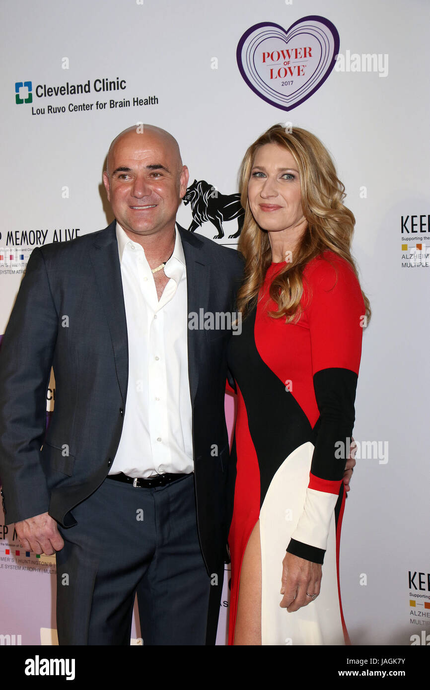 Andre Agassi and Steffi Graff attending Keep Memory Alive's 21st Annual ...