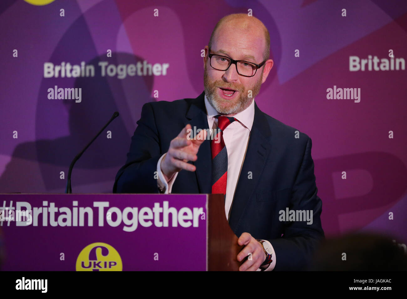 Paul Nuttall, UKIP leader, as the party launch their general election ...