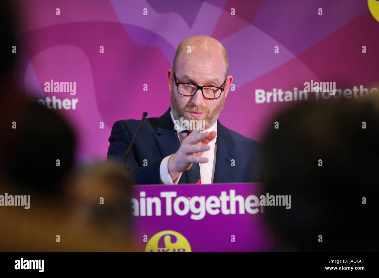 Paul Nuttall, UKIP leader, as the party launch their general election ...