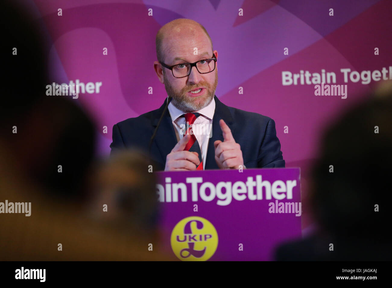 Paul Nuttall, UKIP leader, as the party launch their general election ...