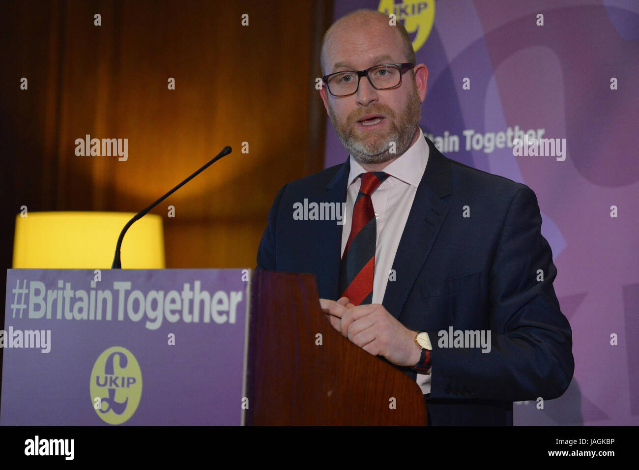 UKIP leader Paul Nuttall launches general election campaign at the ...