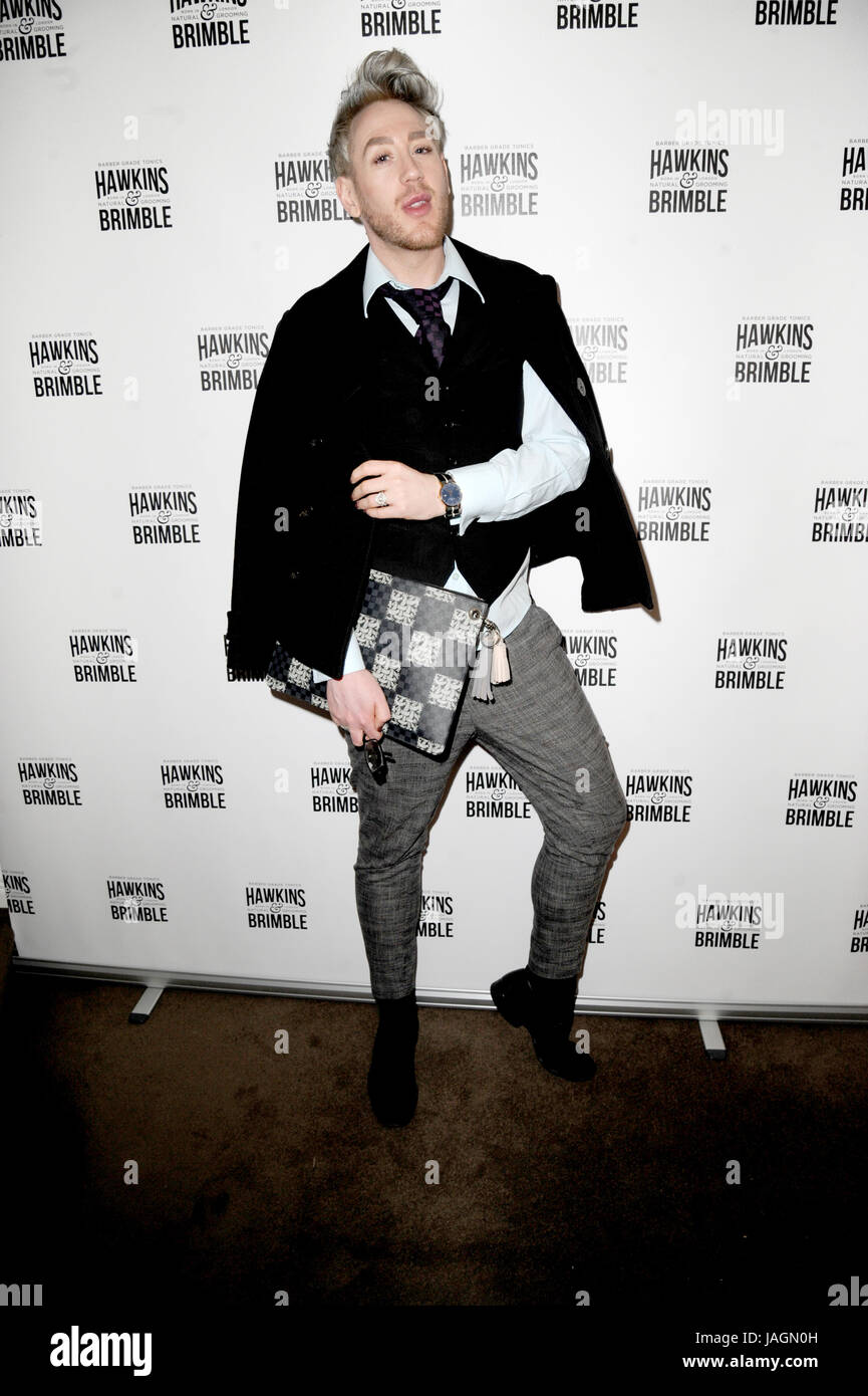 British men's grooming brand Hawkins & Brimble hosts a launch party for ...