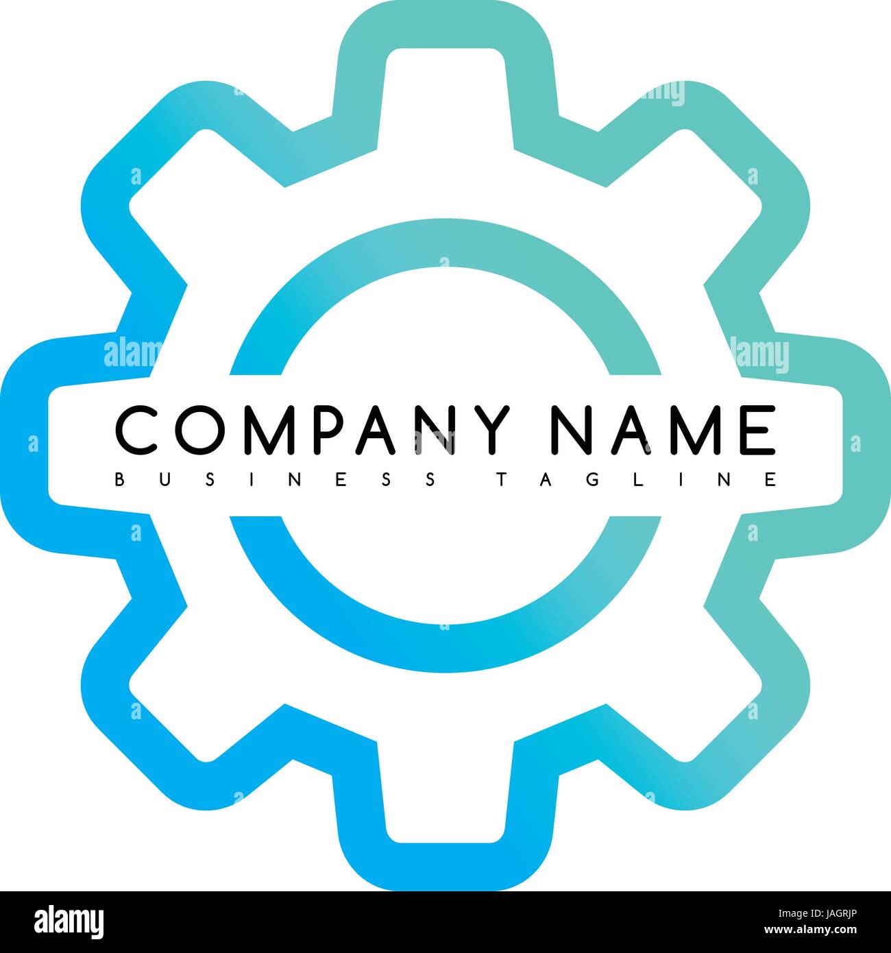 Logos with gears hi-res stock photography and images - Alamy