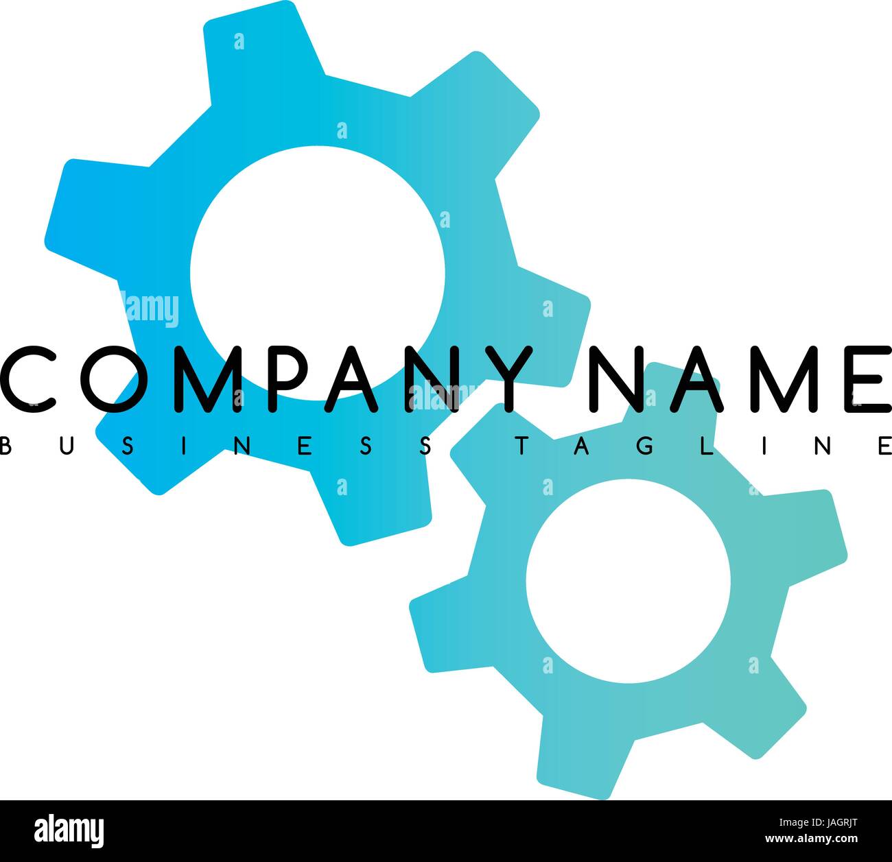 cog setting brand template logo logotype theme vector art illustration ...