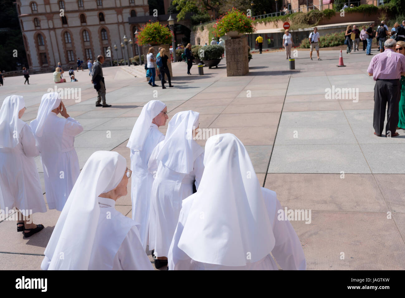 Group nuns walk hi-res stock photography and images - Alamy