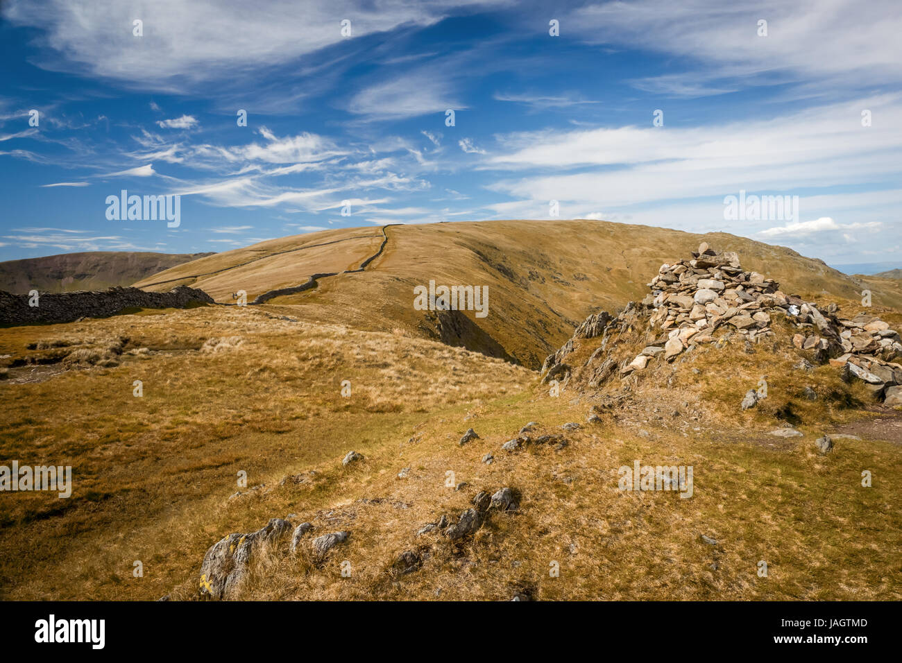 Helvellyn is a mountain in the English Lake District, the highest point ...