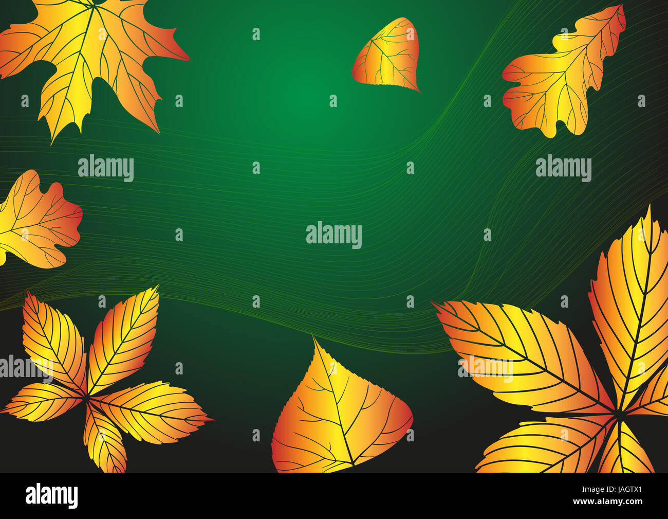 Abstract Autumn Background. Vector Illustration. Eps 10 Stock Photo - Alamy