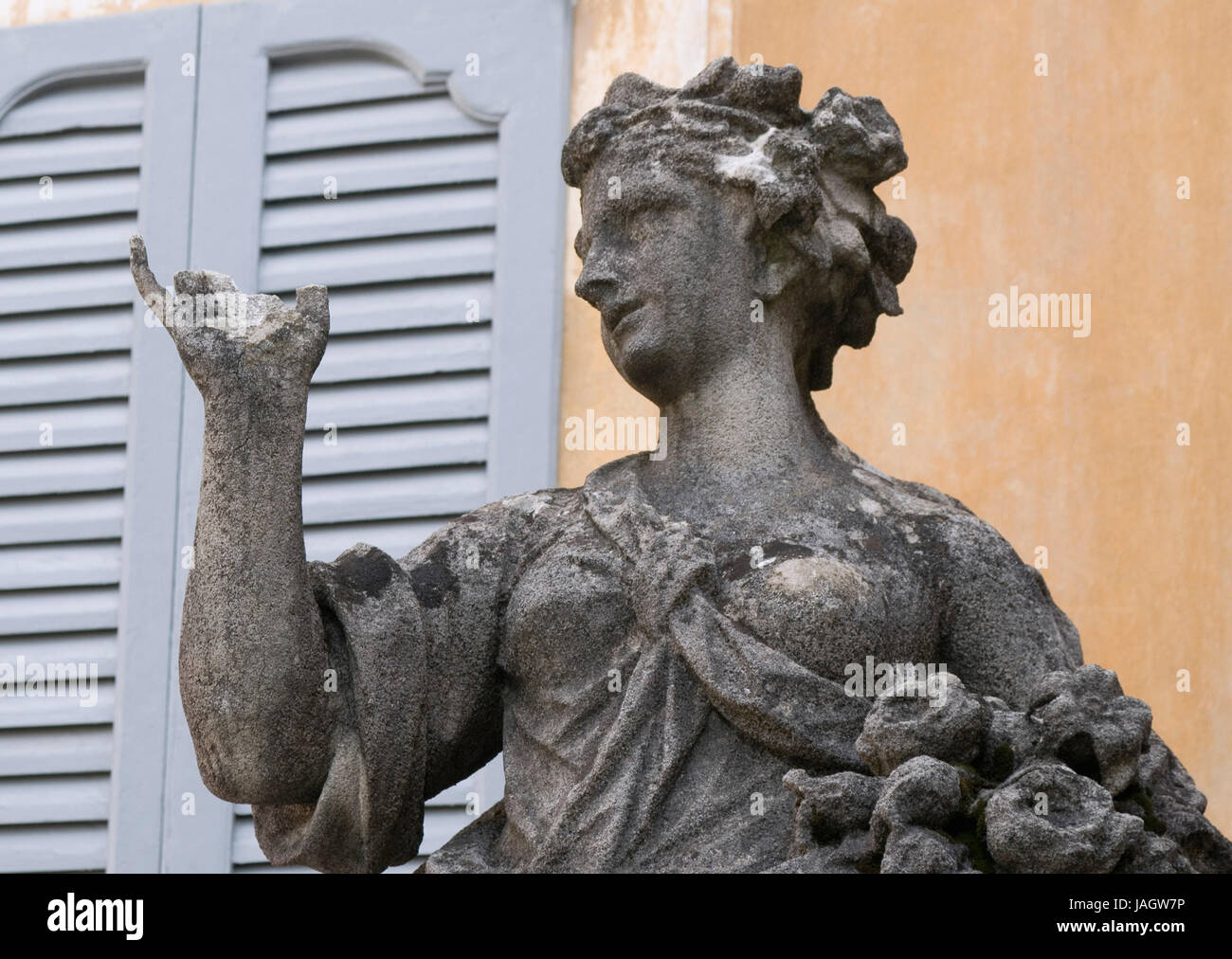 classic statue with broken hand Stock Photo - Alamy