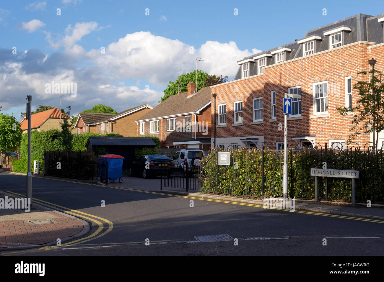 Terraced houses, Epping, UK Stock Photo - Alamy