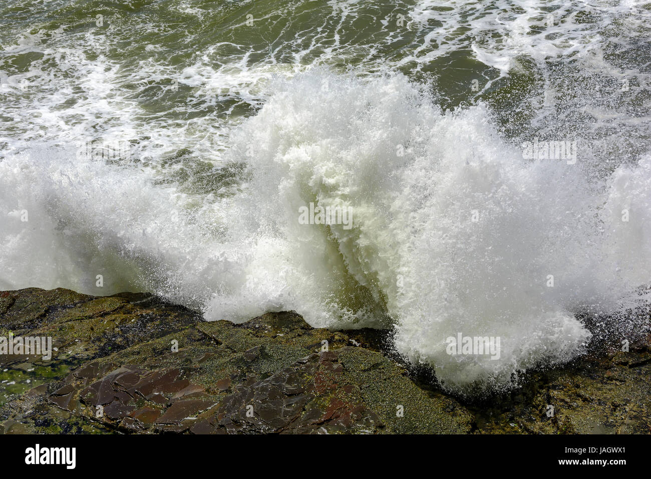 Wave waves force power spray energy hi-res stock photography and images ...