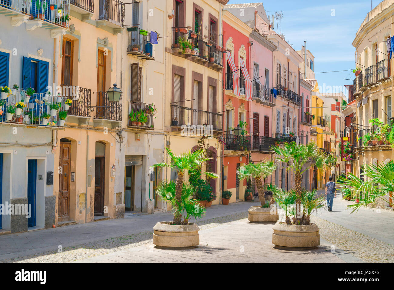 Villanova Cagliari, the Vico ll San Domenico - a colorful neighbourhood ...