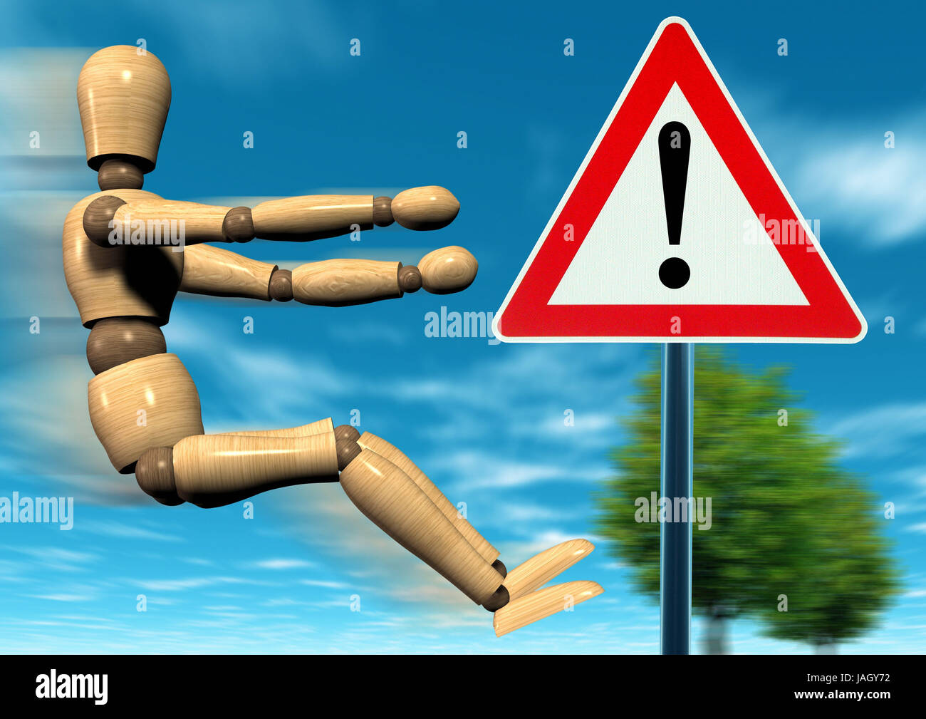 Danger traffic sign hi-res stock photography and images - Alamy