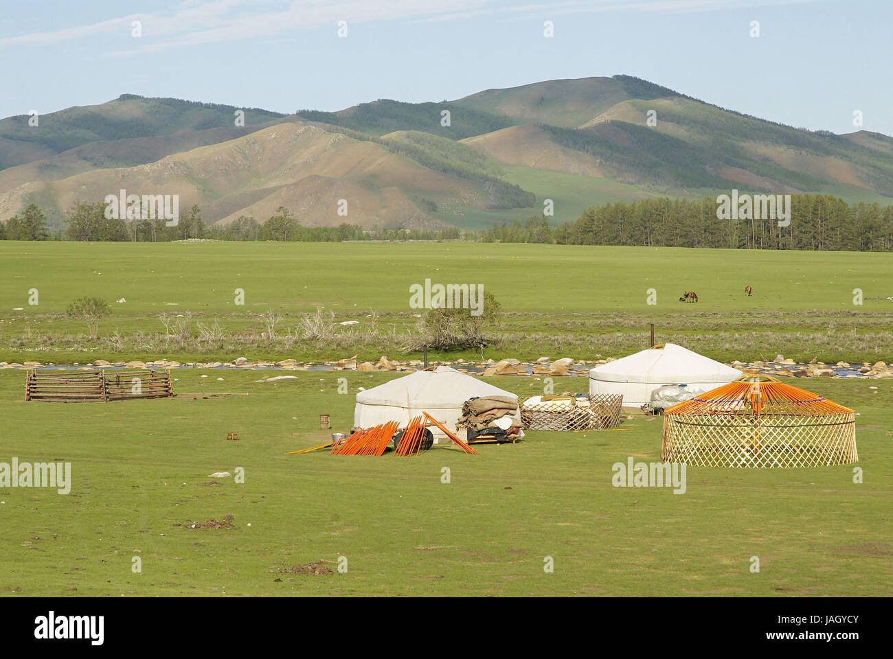 Mongolia,Central Asia,Ovorkhangai province,historical Orkhon valley ...