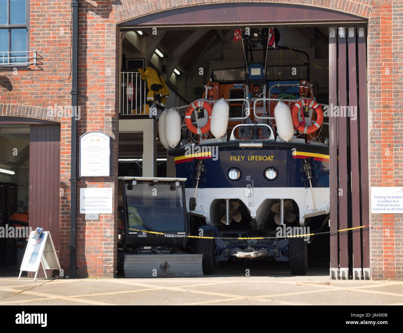 Filey Lifeboat Station, Filey, Yorkshire, England, UK Stock Photo - Alamy