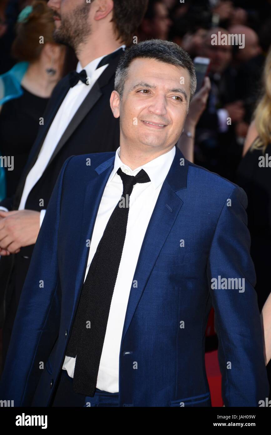 Thomas Langmann Arriving on the red carpet for the film '120 battements ...