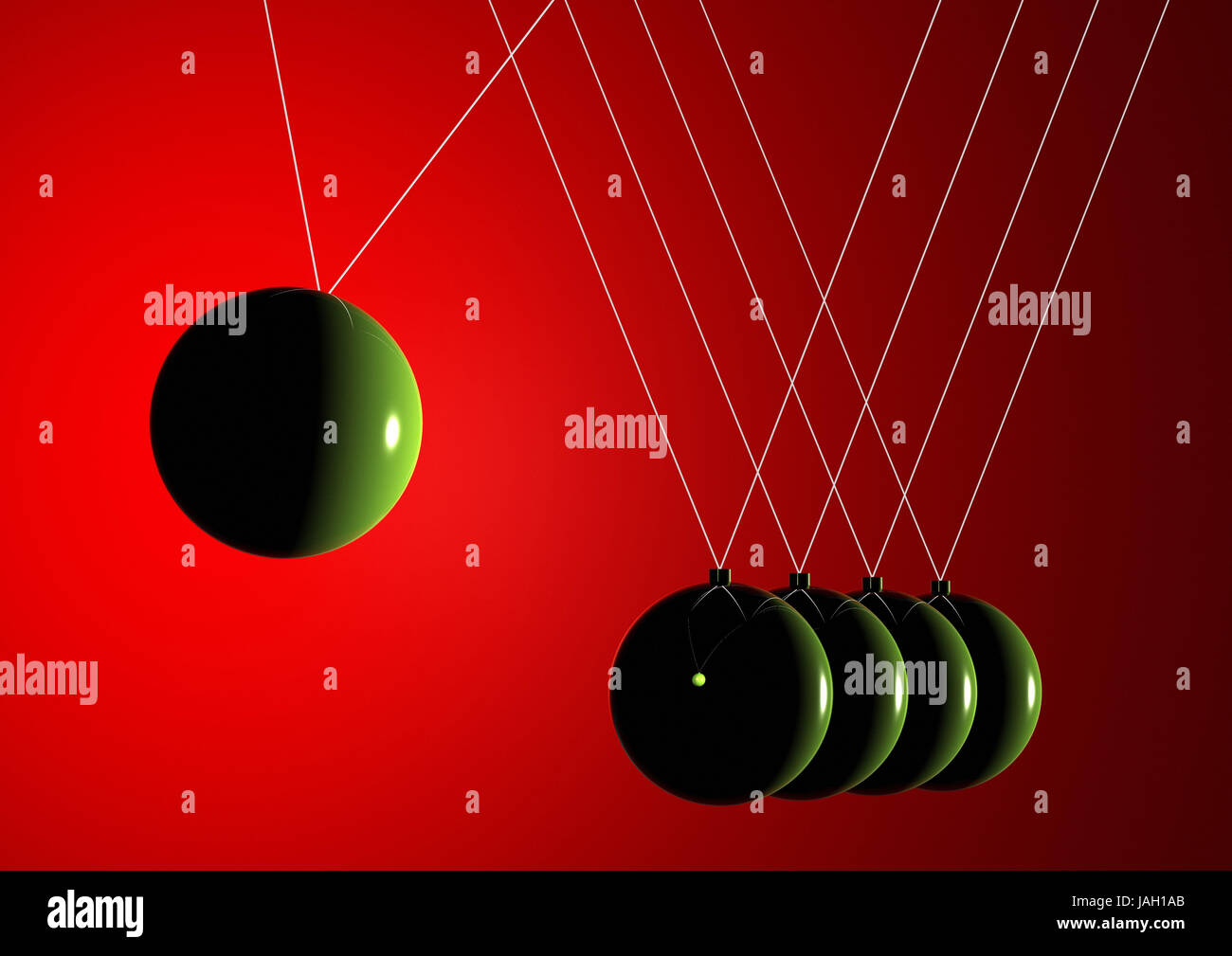 Newtons pendulum hi-res stock photography and images - Alamy