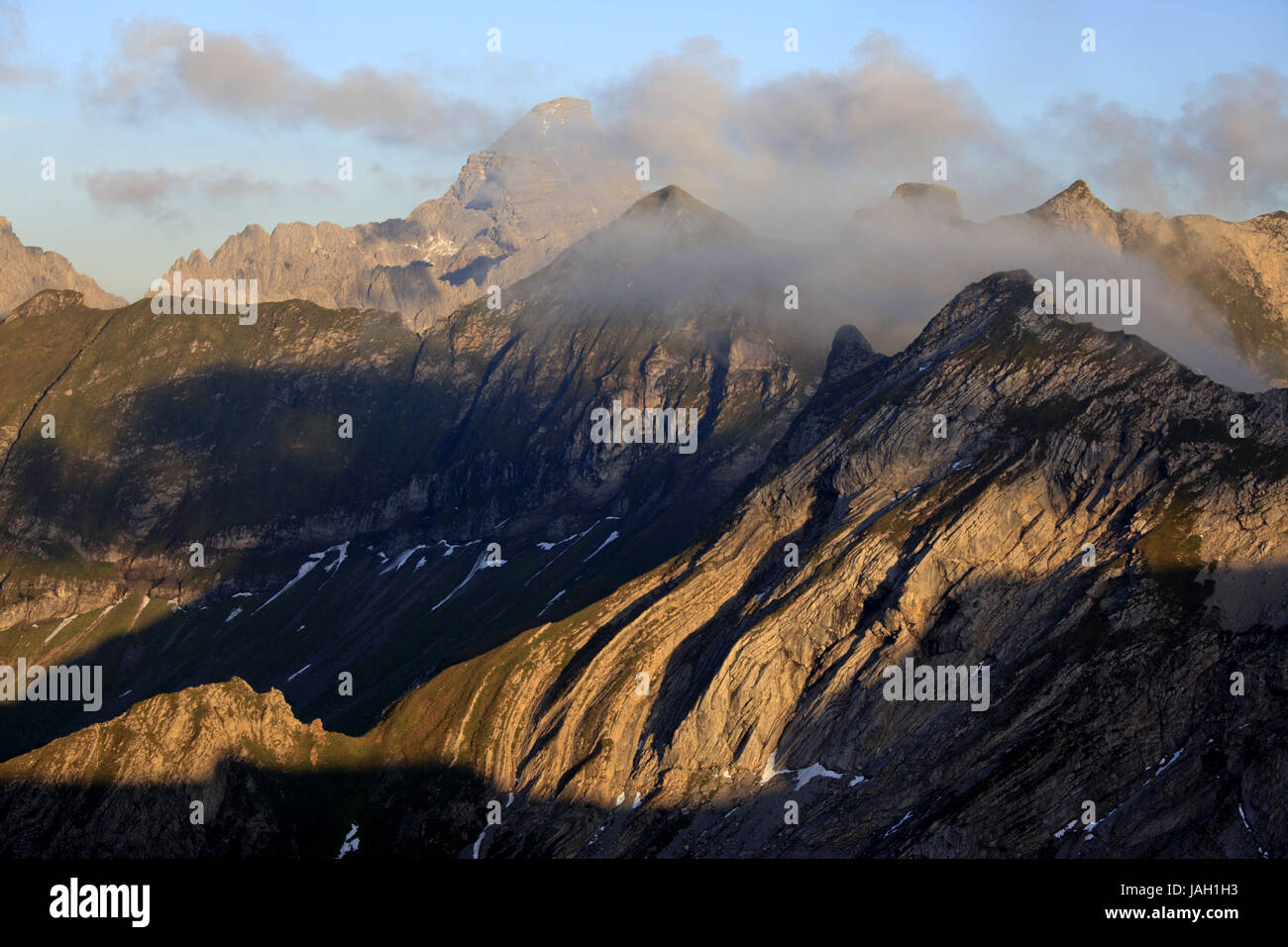 Germany,Bavaria,Allgäu,upper Allgäu,Allgäuer alps,Hochvogel Stock Photo ...
