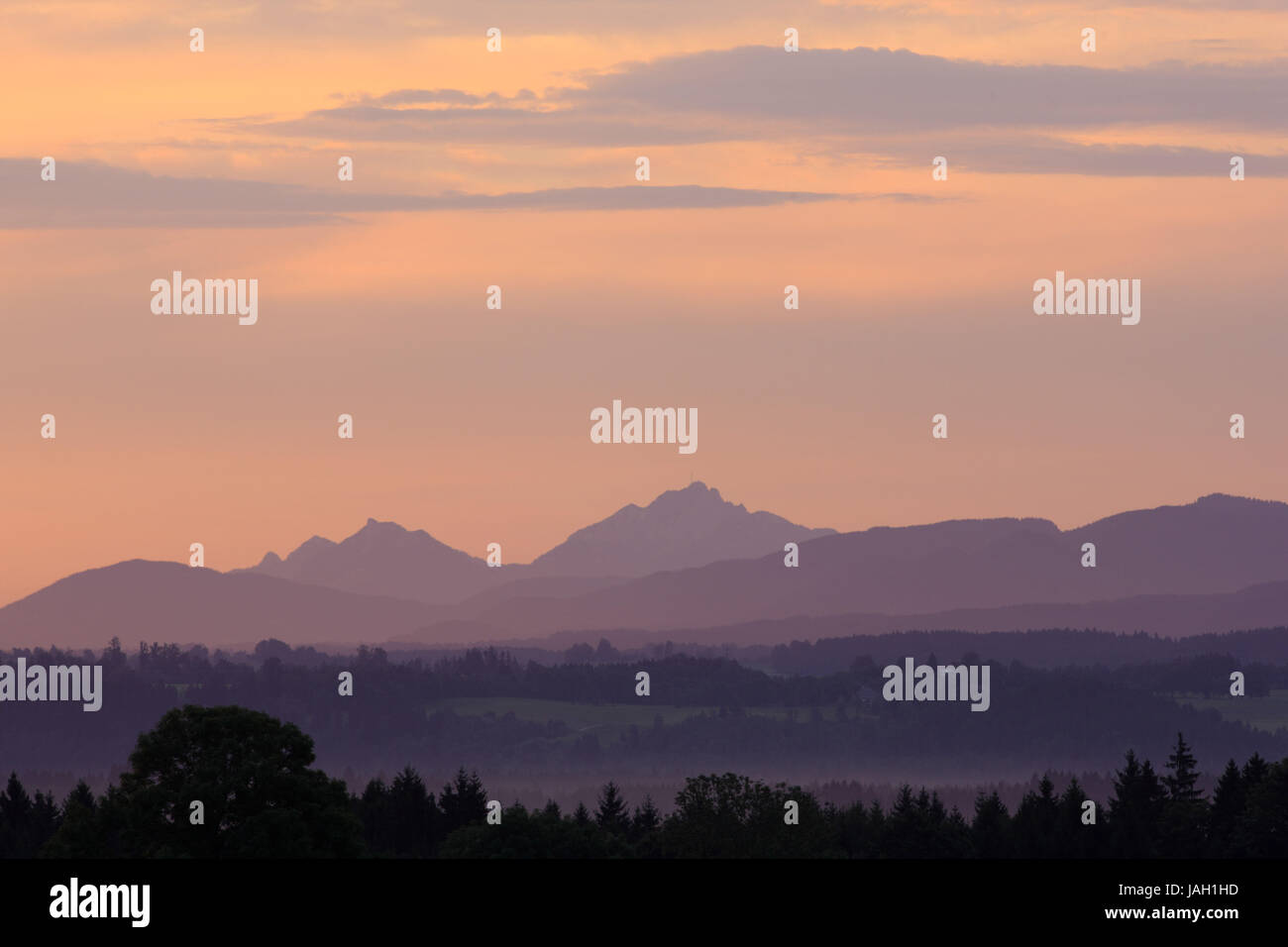 Germany,Bavaria,Upper Bavaria,Tölzer country,Dorfer heights,Isar valley ...