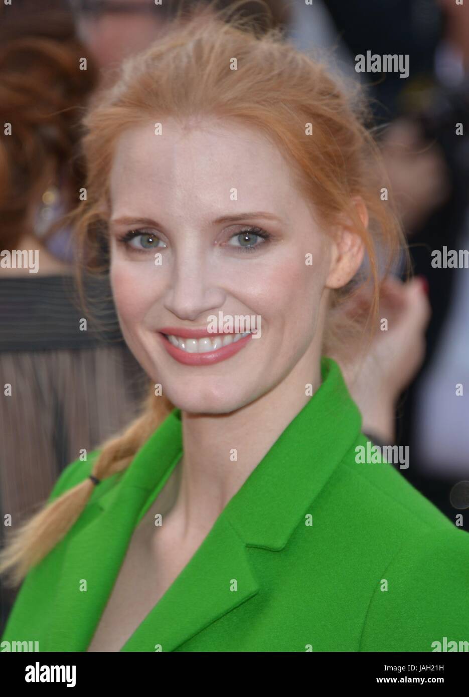 Members of the jury: Jessica Chastain (dress designed by Christian Dior ...