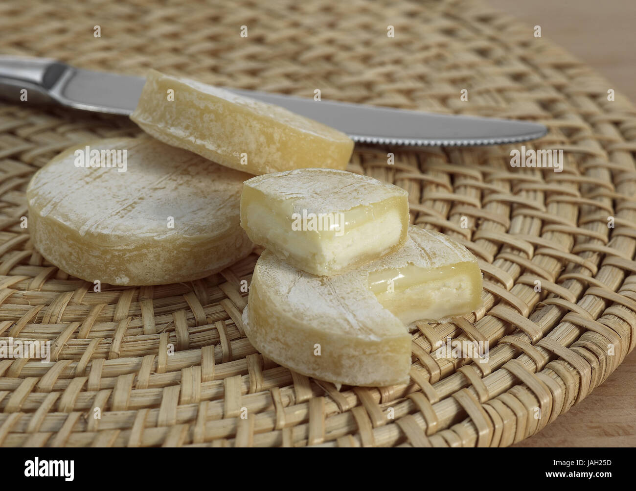 French cheese,Rocamadour,goat milk Stock Photo - Alamy