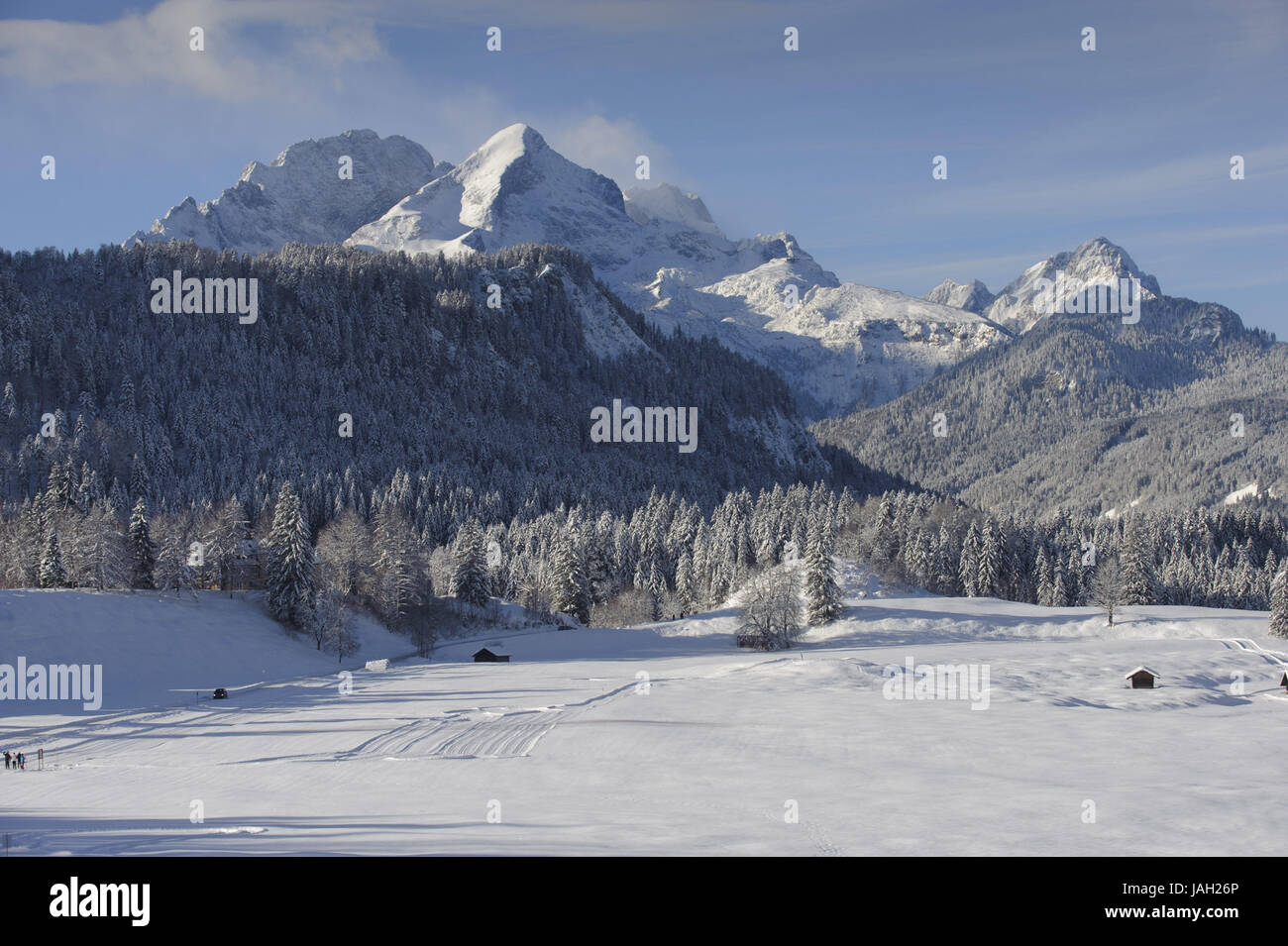 Scenery in winter with elmau hi-res stock photography and images - Alamy