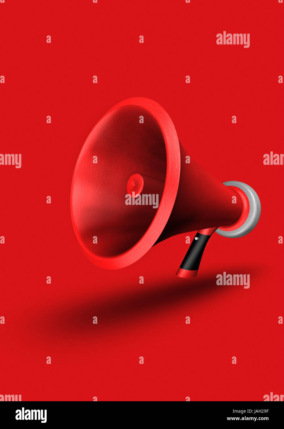 Cheer megaphone hi-res stock photography and images - Alamy