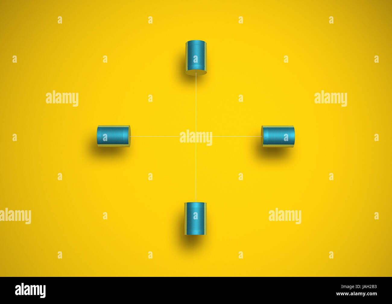 Canned phone hi-res stock photography and images - Alamy