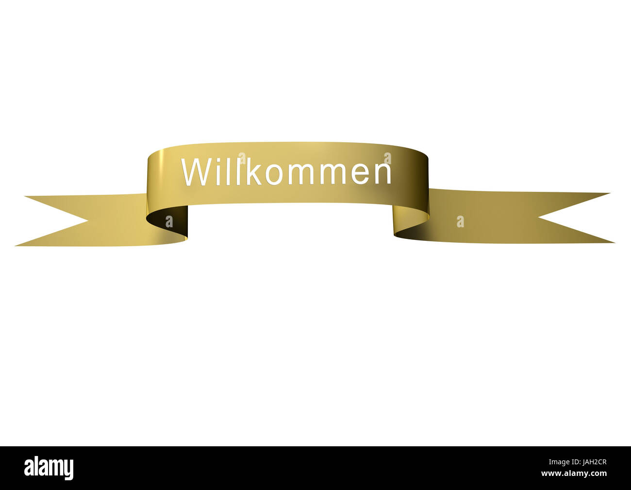 Welcome banner flag hi-res stock photography and images - Alamy