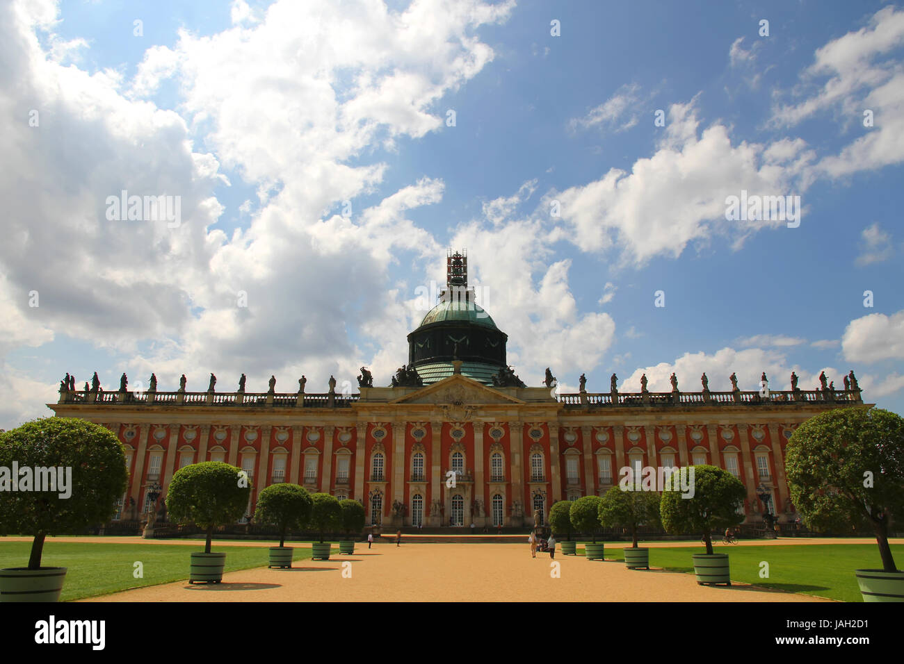 The new Palace (Neues Palais) in the royal Park Sanssouci in Potsdam ...
