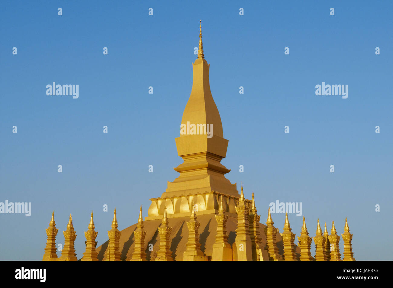 Laos,Vientiane,Pha That Luang,big Stupa,national icon,detail Stock ...