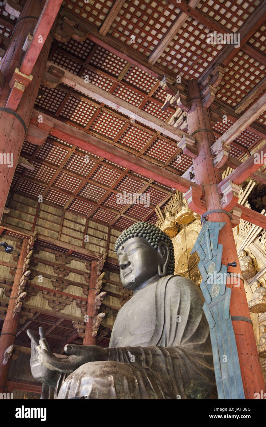 Japan,Nara,Todaiji temple,Buddha statue Stock Photo - Alamy
