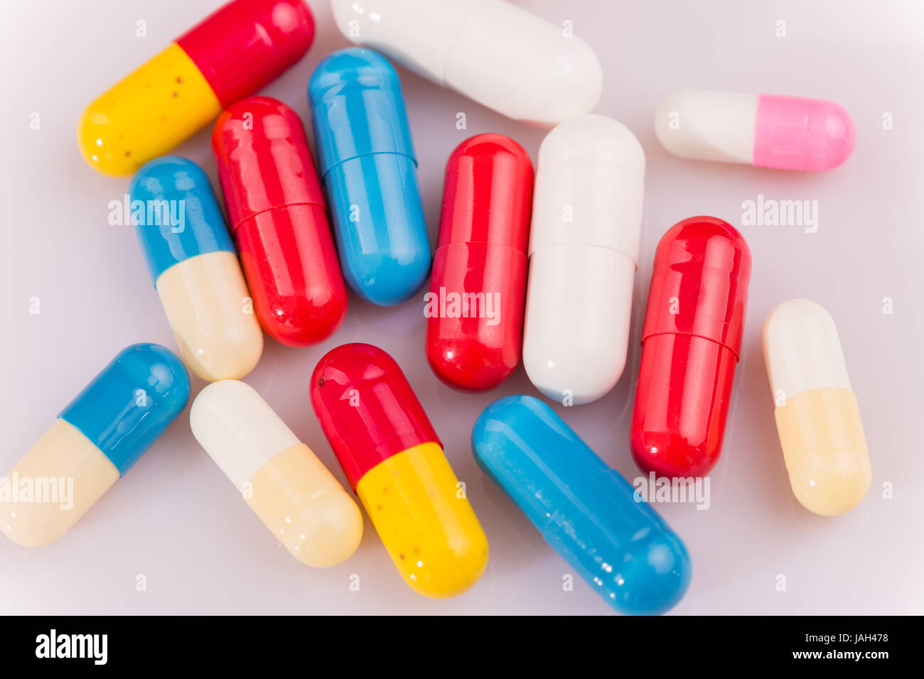 different Tablets pills capsule heap mix therapy drugs Stock Photo - Alamy