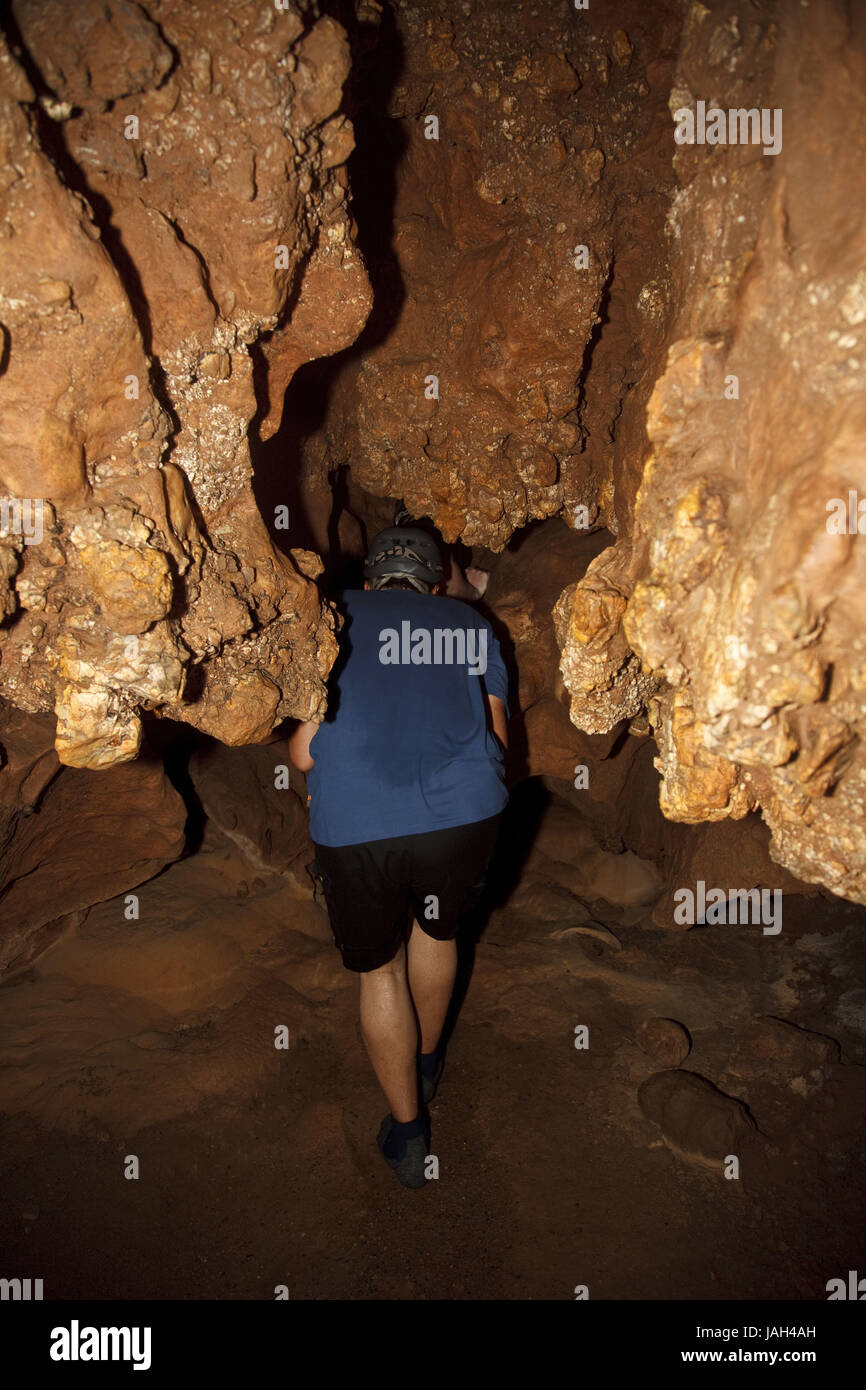Belize,Actun Tunichil Muknal,pit,Maya,Xibalba,tourist,walking,model ...