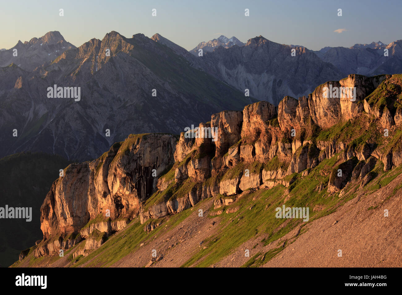 Austria,Vorarlberg,Allgäuer alps,of high Ifen,high Ifen,Allgäuer main ...