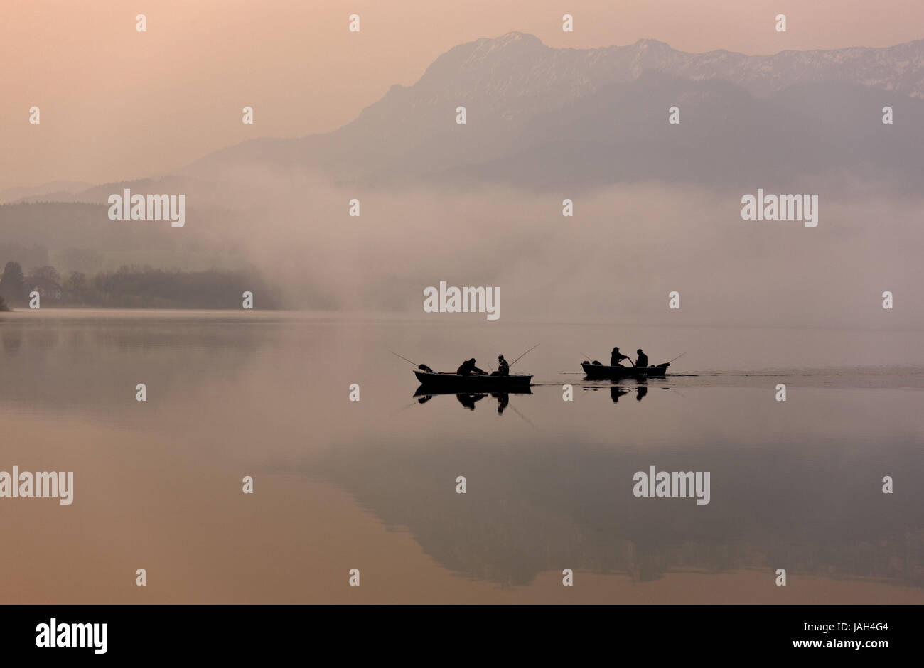 Germany,Bavaria,Upper Bavaria,priest's angle,Riegsee,angler,duke's ...