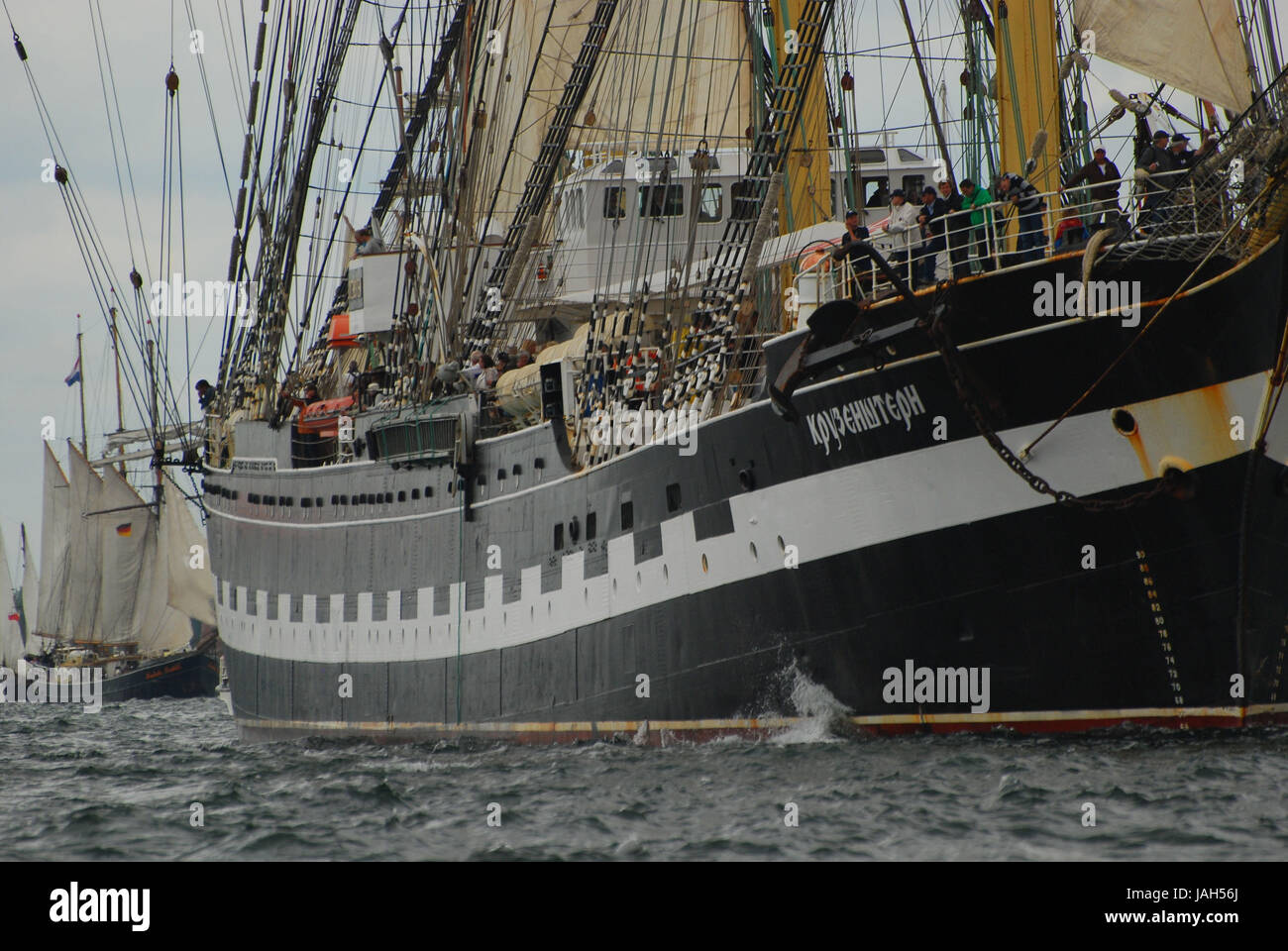Germany,Schleswig - Holstein,Kiel,Kiel Förde,sailing ship,full ship ...