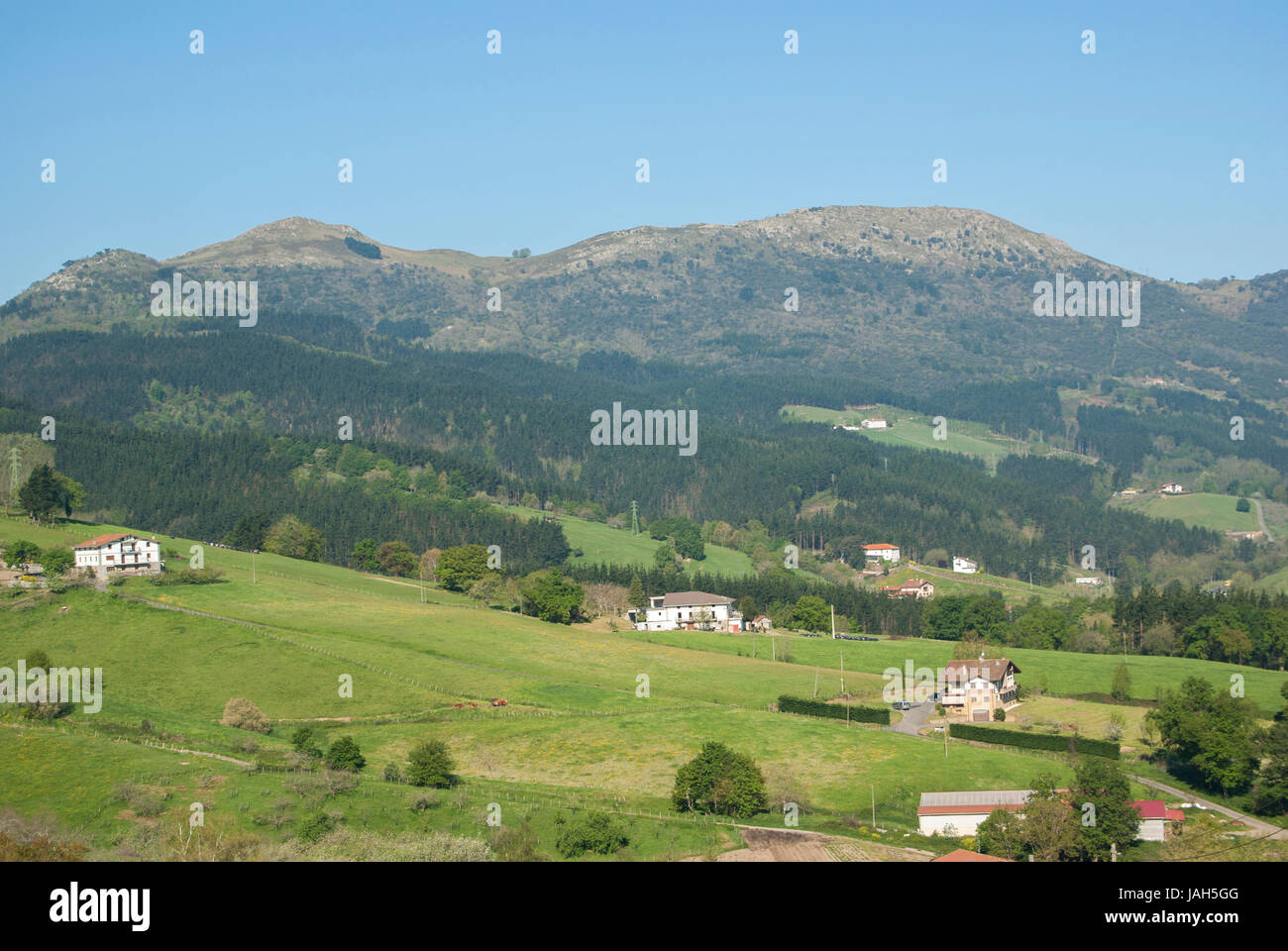 Urola Valley, Basque Country Stock Photo - Alamy