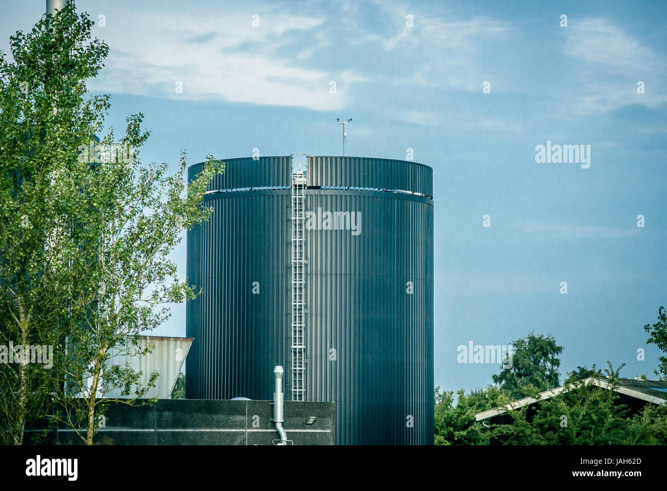 Big silo in nature inviroment Stock Photo - Alamy