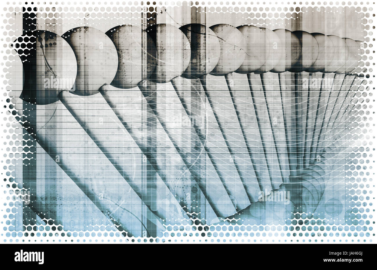 Nuclear Power Research and Modern Engineering Art Stock Photo - Alamy