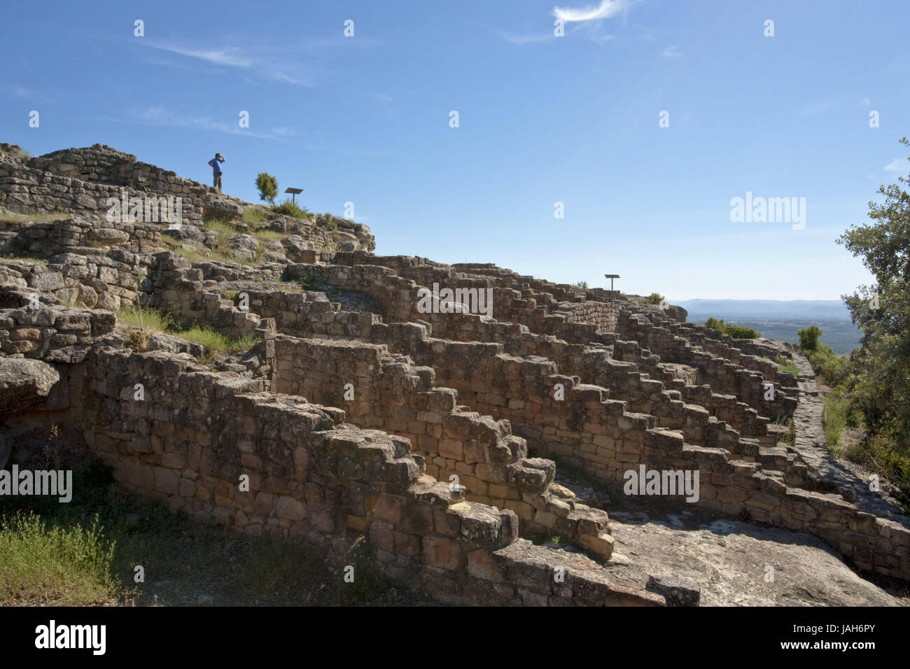 Spain,Aragon,area of Maestrazgo,Calaceite,ruins Stock Photo - Alamy